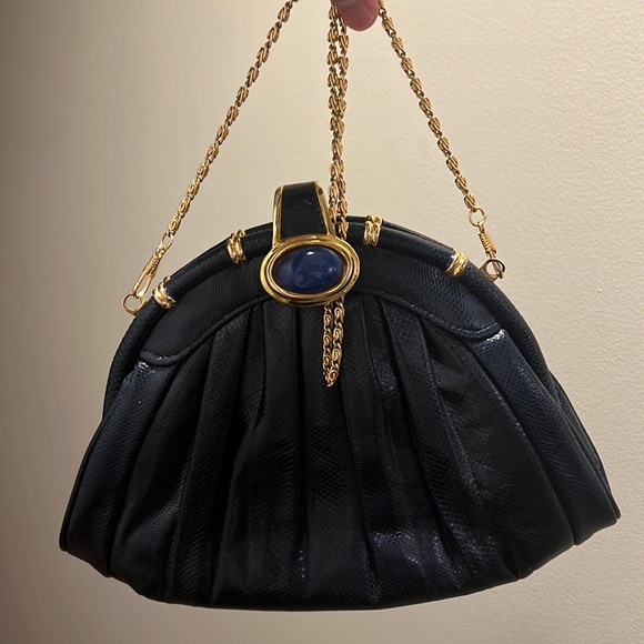 Bags | Vintage Ashneil Evening Leather Clutch Shoulder Bag | Poshmark